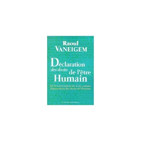 Déclaration des droits de l'être humain